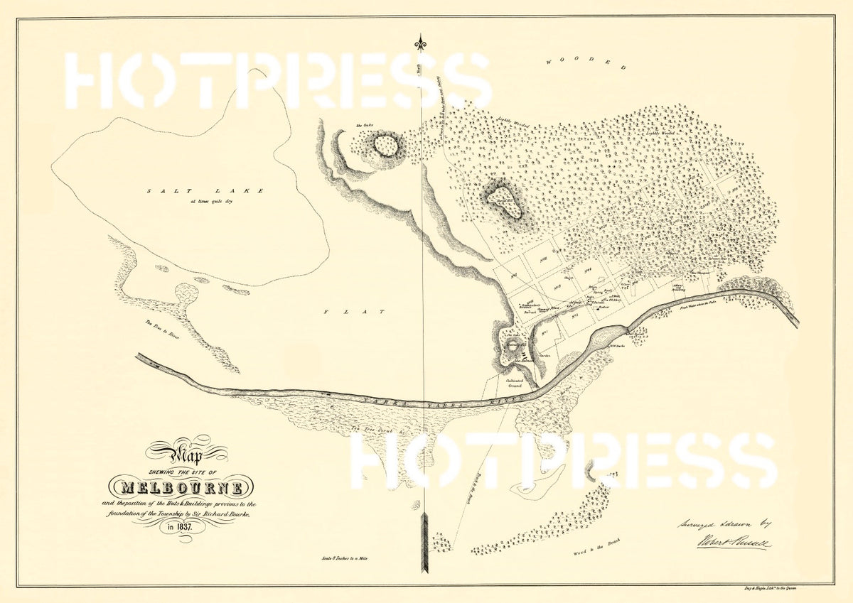 1882 Perspective of Melbourne | Historical Images of Melbourne - HotPress