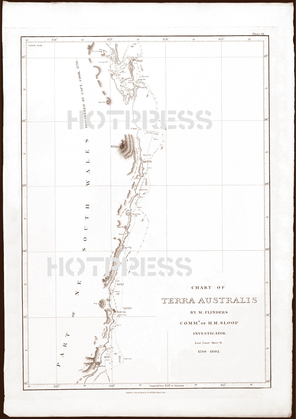 1814 Views on the east coast of Terra Australis Sheet 2 | Historical ...