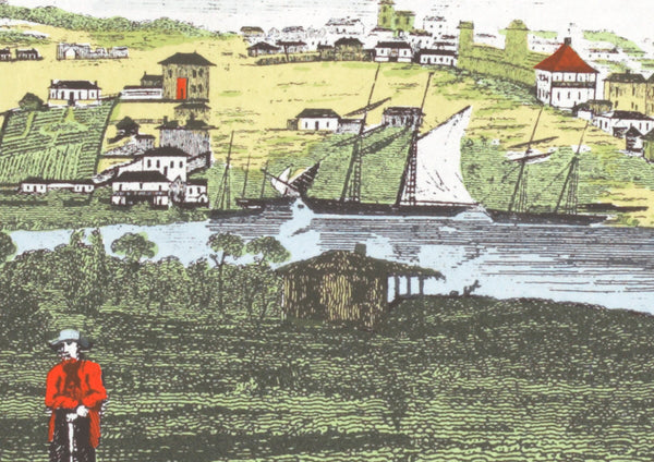 1839 Melbourne from the south side of the Yarra - HotPress